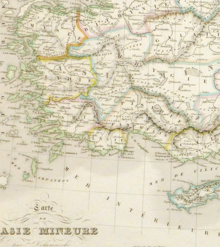 Turkey Map, 1845 - Original Art, Antique Maps & Prints