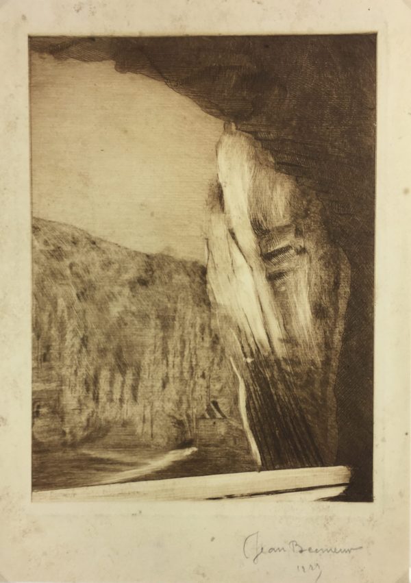 Engravings & Etchings Original Art - Penombre, Jean Becmeaur, 1923 ...
