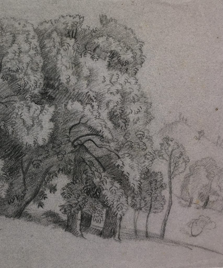Trees Original Art - The Grove, French , c. 1920 - Original Art ...