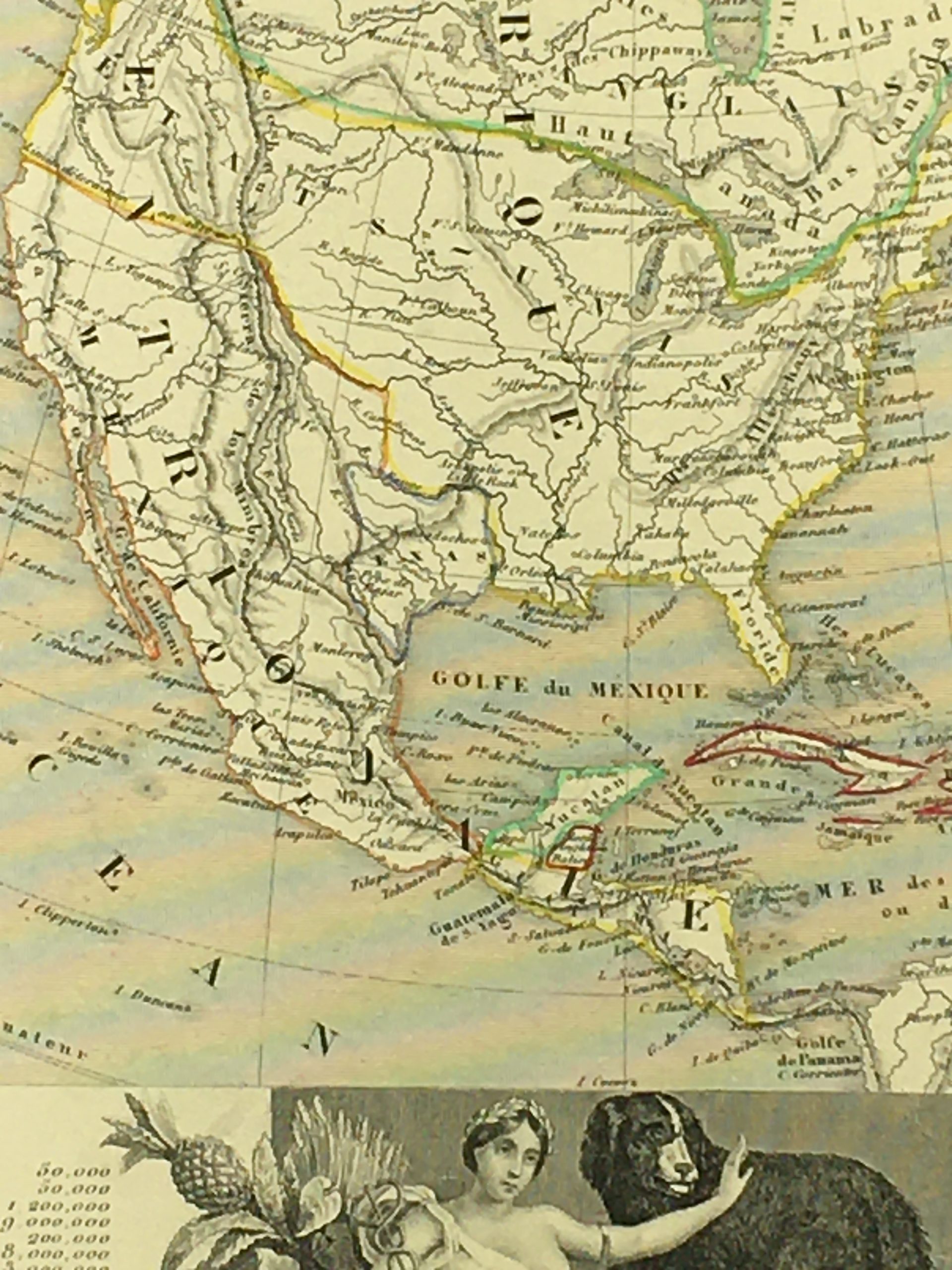 Texas Republic Map - Texas Republic, V. Levasseur, 1856 - Original Art ...